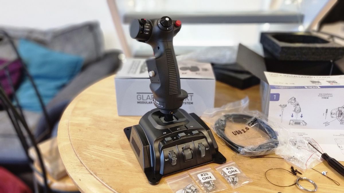 VKB Gladiator NXT EVO F-14 Combat Edition + STECS Throttle System ...