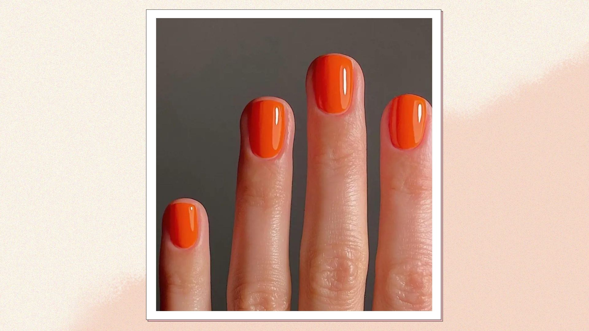 5 orange nail designs for summer that look chic, not tacky | Woman & Home