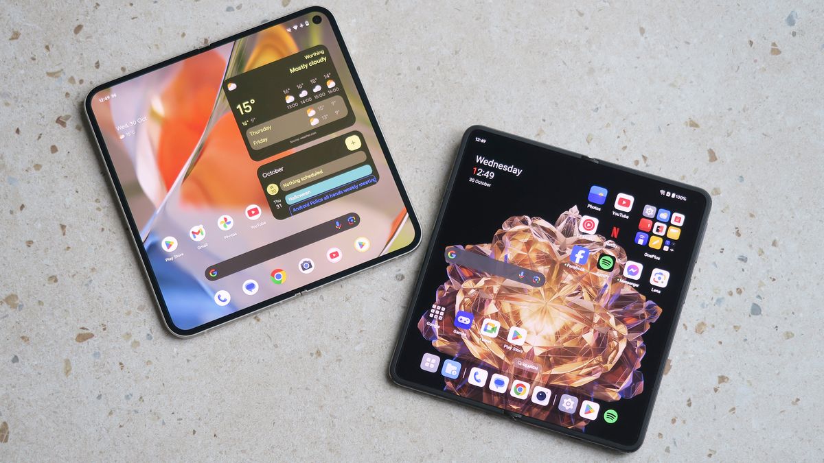 Google Pixel 9 Pro Fold vs OnePlus Open: two of today's most desirable ...