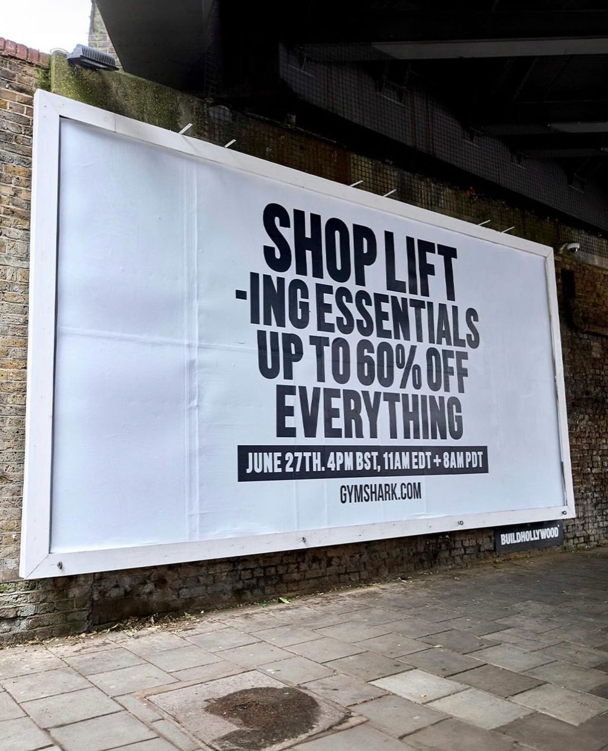 Gymshark’s “shop lift-ing” billboard is pure genius | Creative Bloq