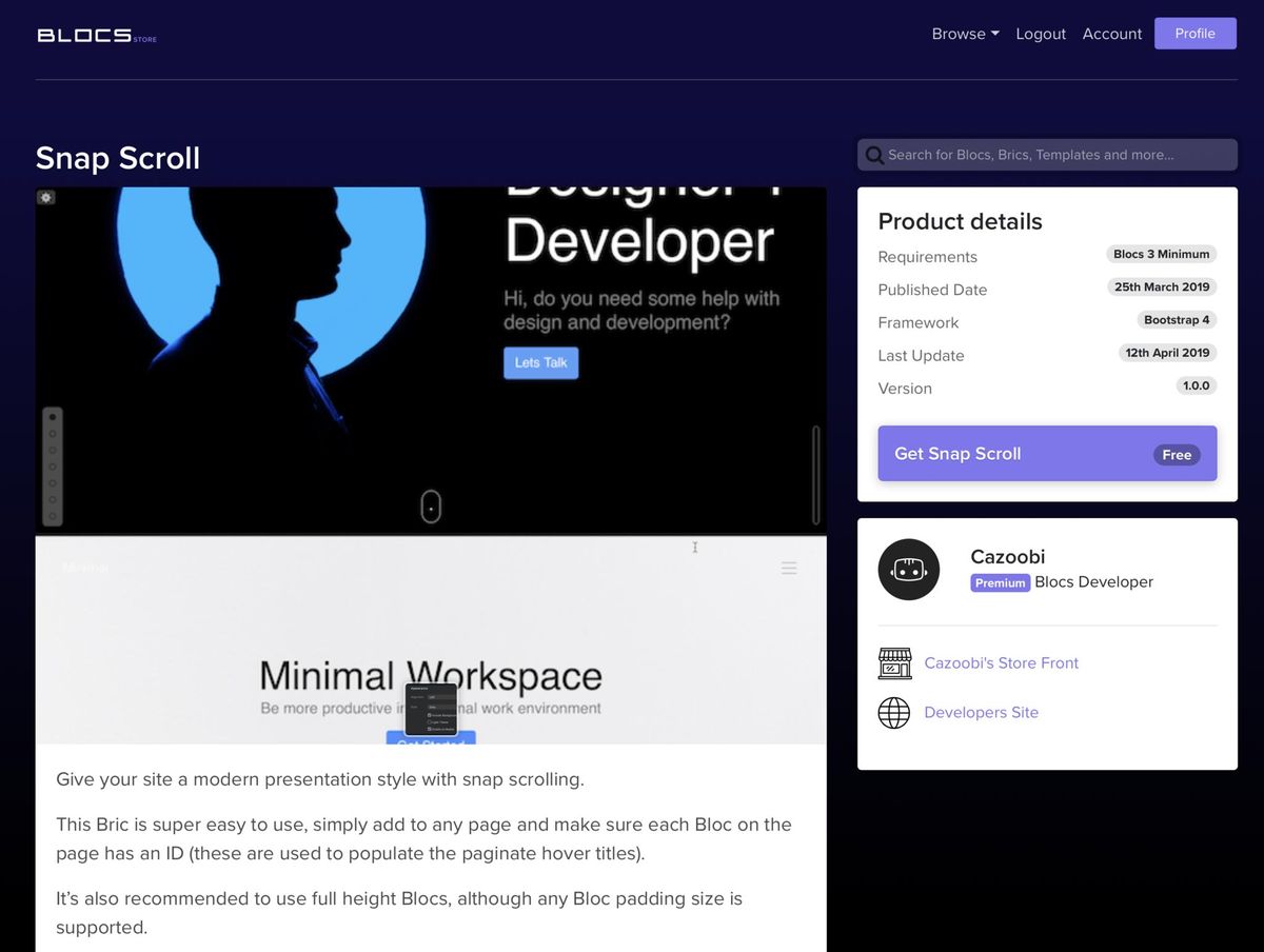 Blocs Store: Intriguing add-ons for this easy website builder | iMore
