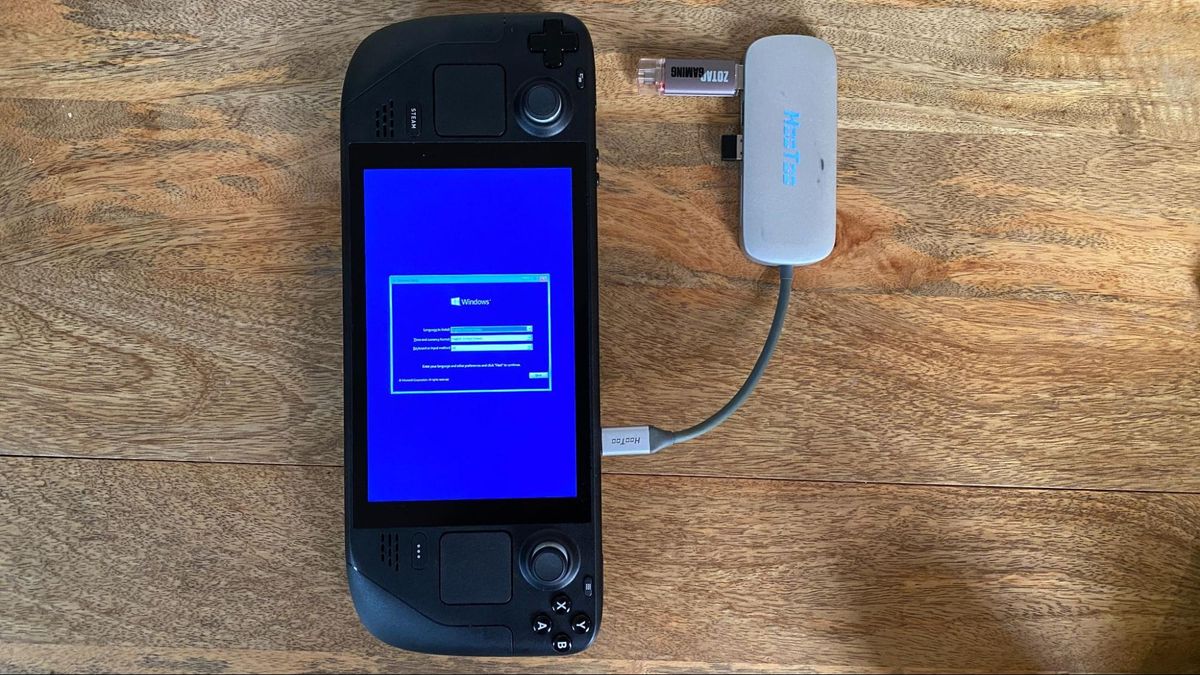 How to Install Windows on Steam Deck | Tom's Hardware