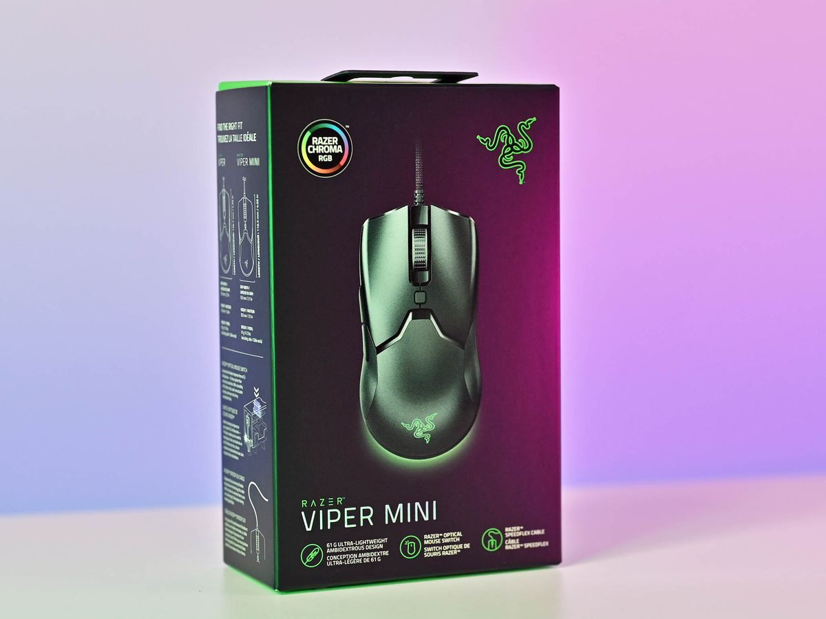 The Viper Mini is Razer's lightest mouse yet, only matched by its tiny ...