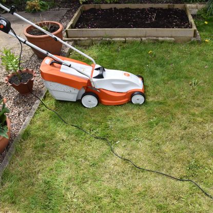 Stihl RME 235 Electric Lawn Mower review | Ideal Home