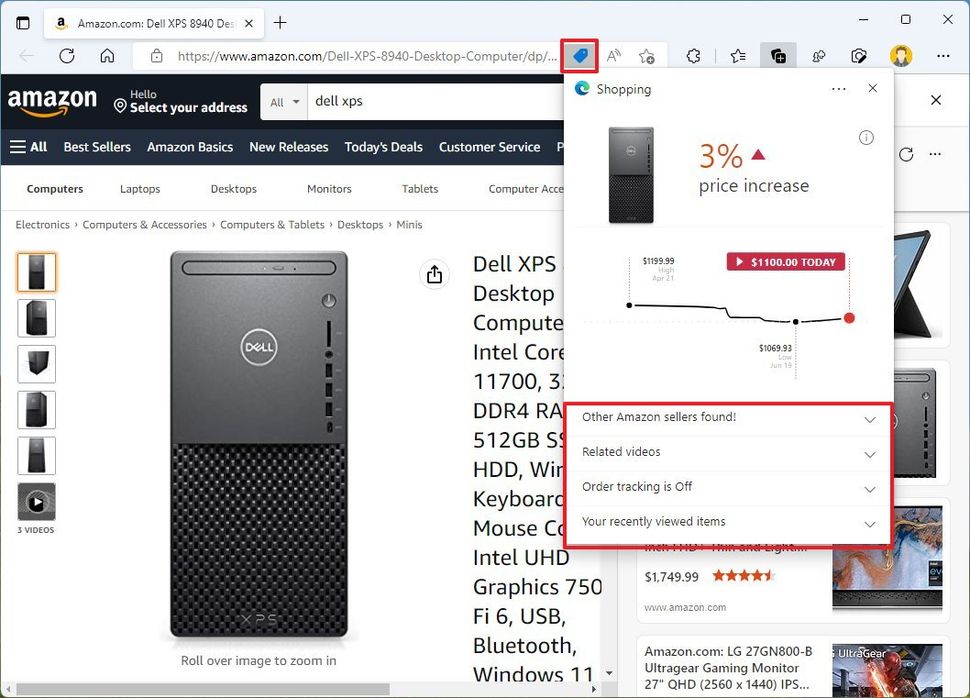 How to use Microsoft Edge to organize your shopping spree during Amazon ...