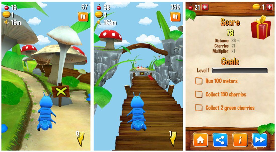 Turbo Bugs Survival Run, a creepy crawly endless runner game for ...