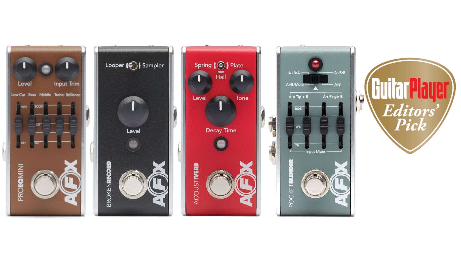 Fishman AFX Mini Acoustic Pro EQ Mini, Broken Record, AcoustiVerb and ...