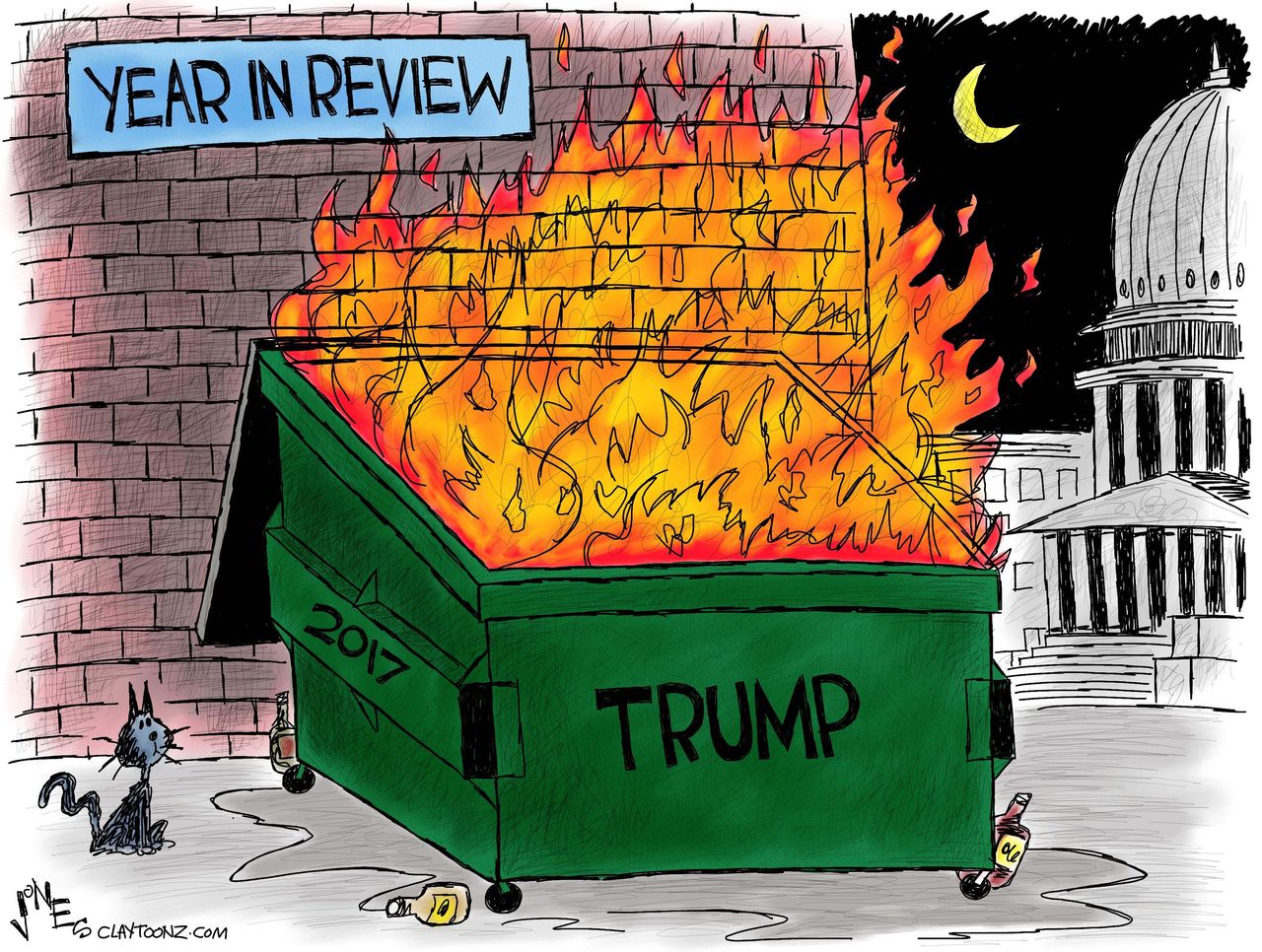 7 brutally hilarious New Year's-themed political cartoons | The Week
