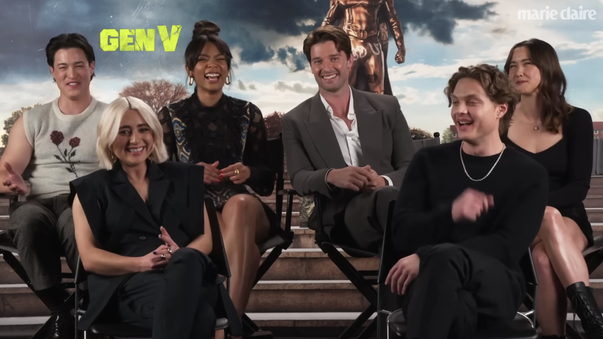 The Cast of 'Gen V' Plays 'How Well Do You Know Your Co-Star?' | Marie ...