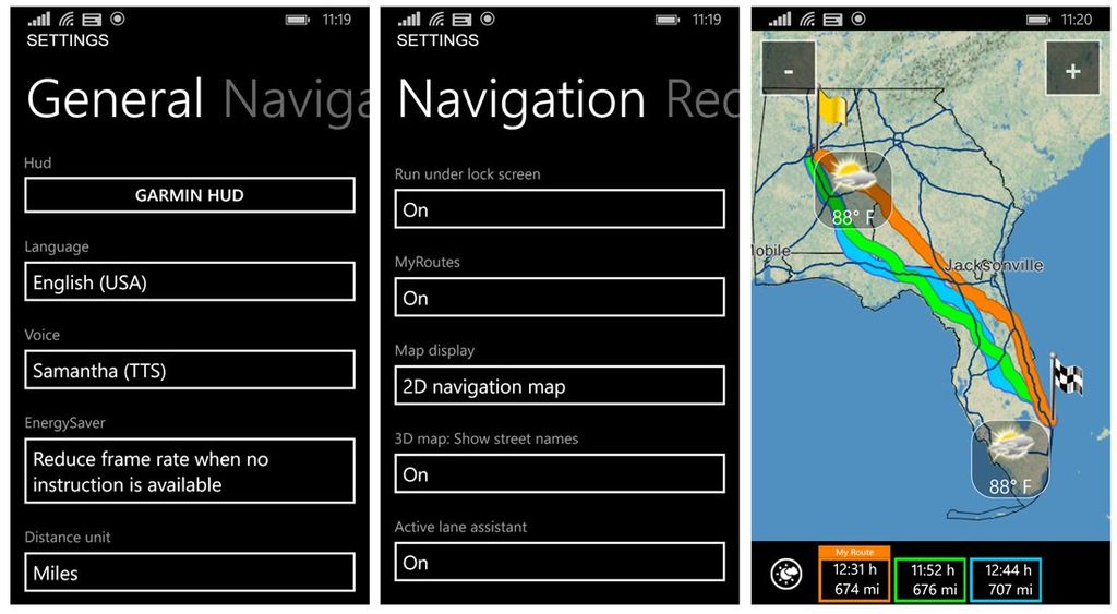 Windows Phone Navigation App Smack Down: NAVIGON vs. HERE Drive+ ...