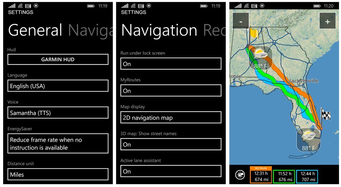 Windows Phone Navigation App Smack Down: NAVIGON vs. HERE Drive+ ...