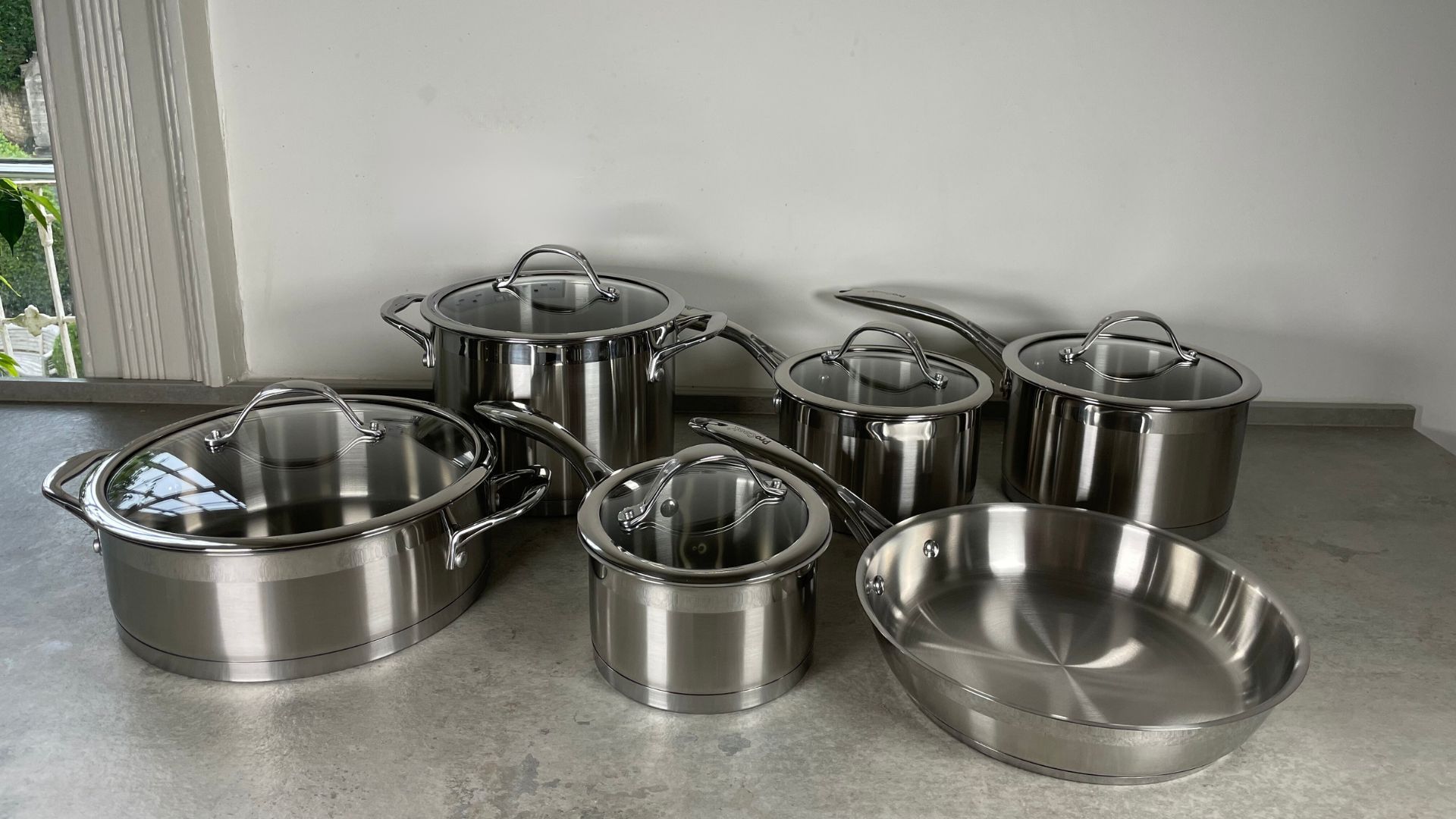 ProCook Professional Stainless Steel Uncoated Cookware Set review ...