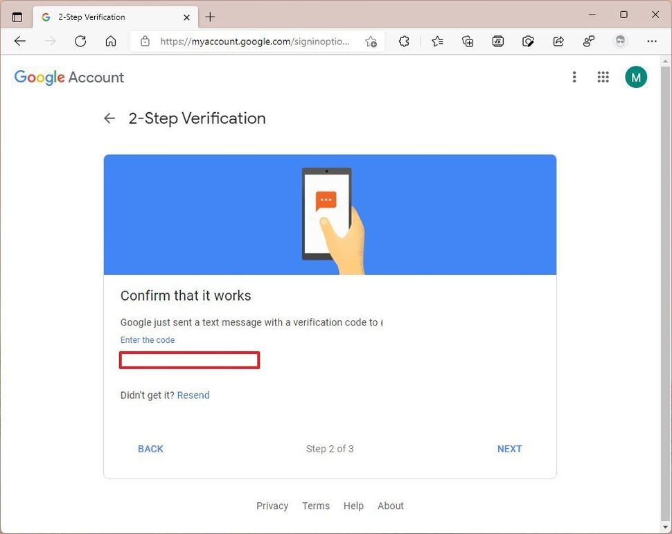 How to set up two-factor authentication (2FA) for Gmail in Outlook ...