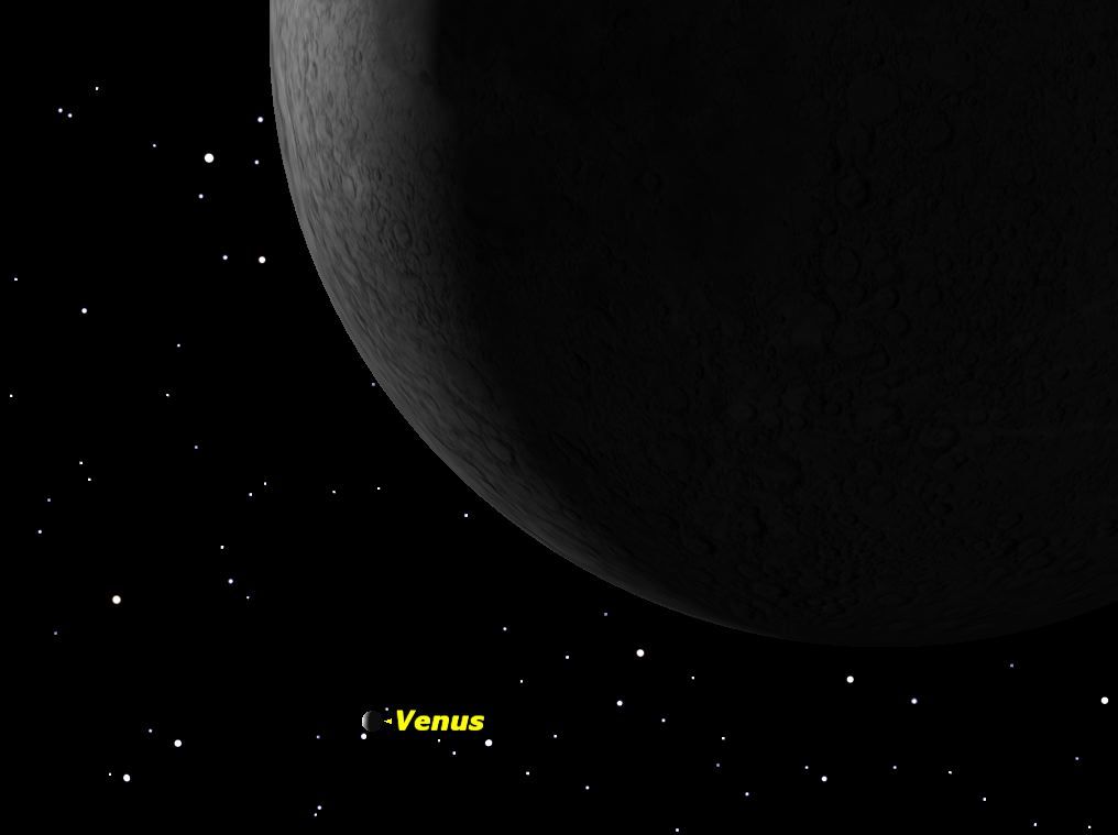 Dazzling Venus and Moon Meet Up in Morning Sky Wednesday: How to See It ...