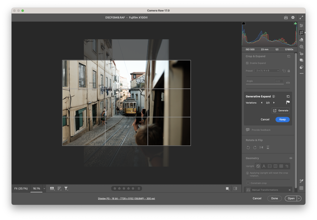 Generative Expand comes to Adobe Camera Raw – and Lightroom won't be far behind | Digital Camera ...