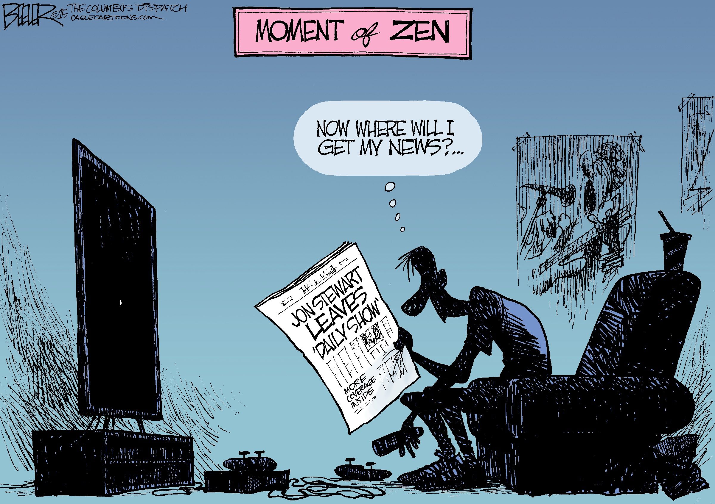 Editorial cartoon Jon Stewart | The Week