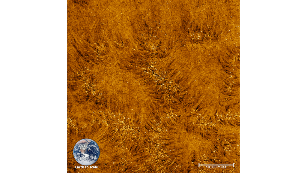 Mysterious region of the sun shines in new photo from world's largest ...