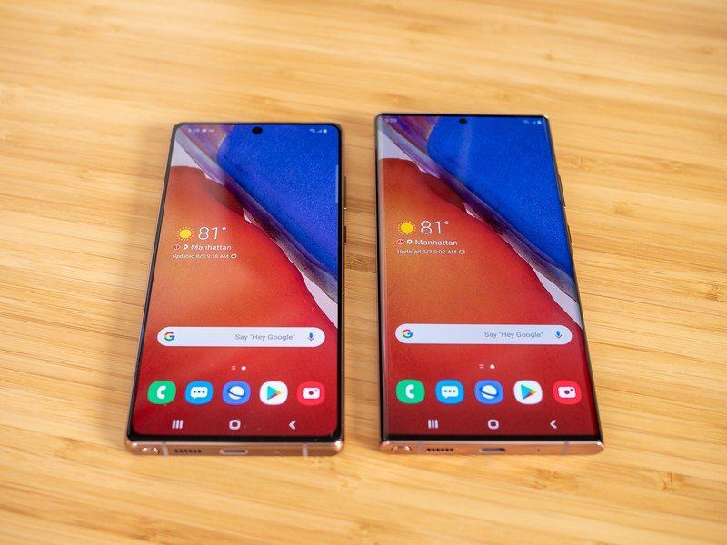 Samsung Galaxy Note 20 Ultra vs. Galaxy Note 20: What's the difference ...