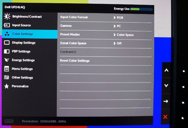 OSD Setup And Calibration Of Dell's UP2414Q - Dell UltraSharp 24 Ultra ...