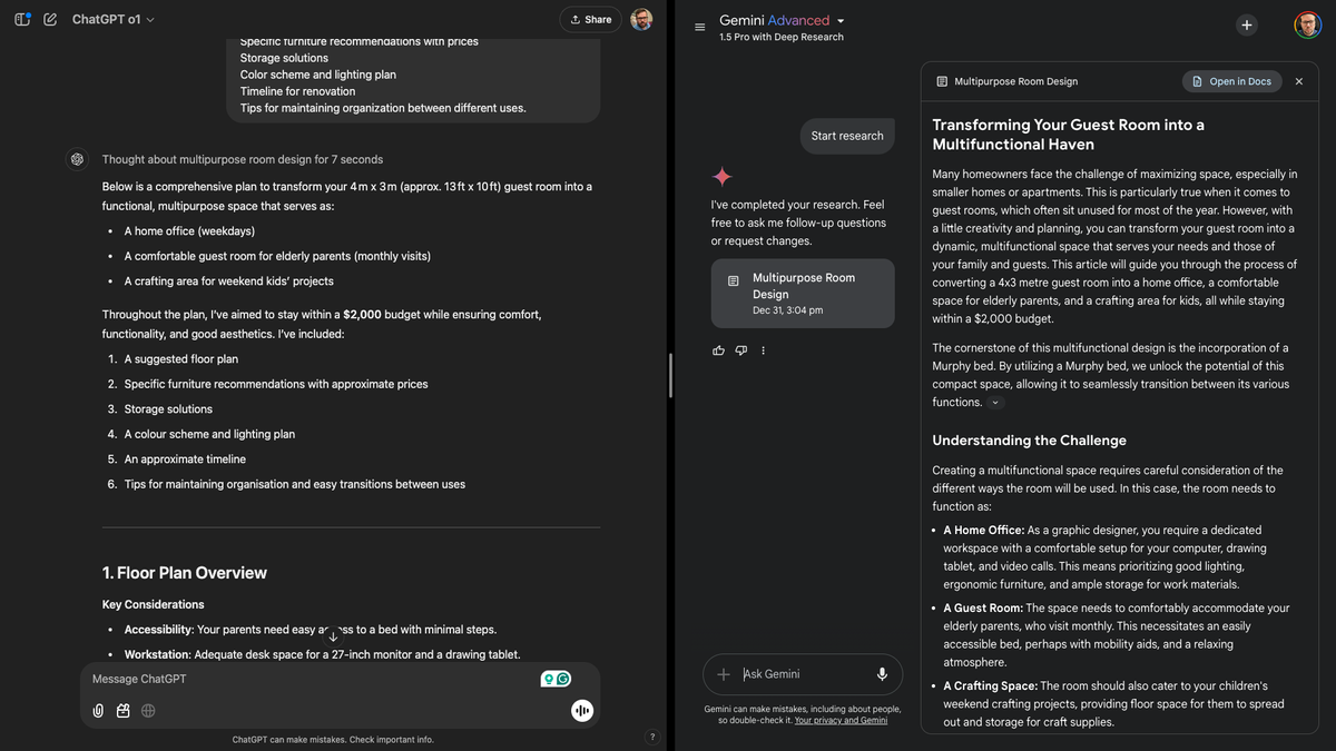 I put Gemini vs ChatGPT to the test with 7 prompts — here's the winner ...