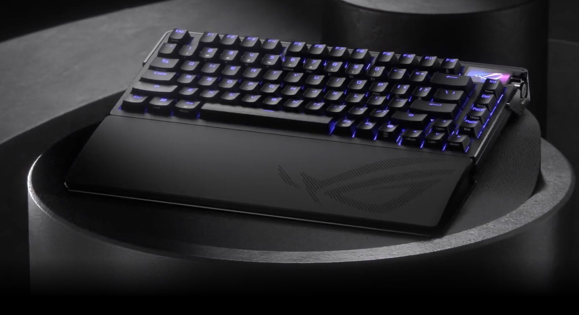 $499 Asus ROG Azoth Extreme gaming keyboard boasts an OLED touch screen ...