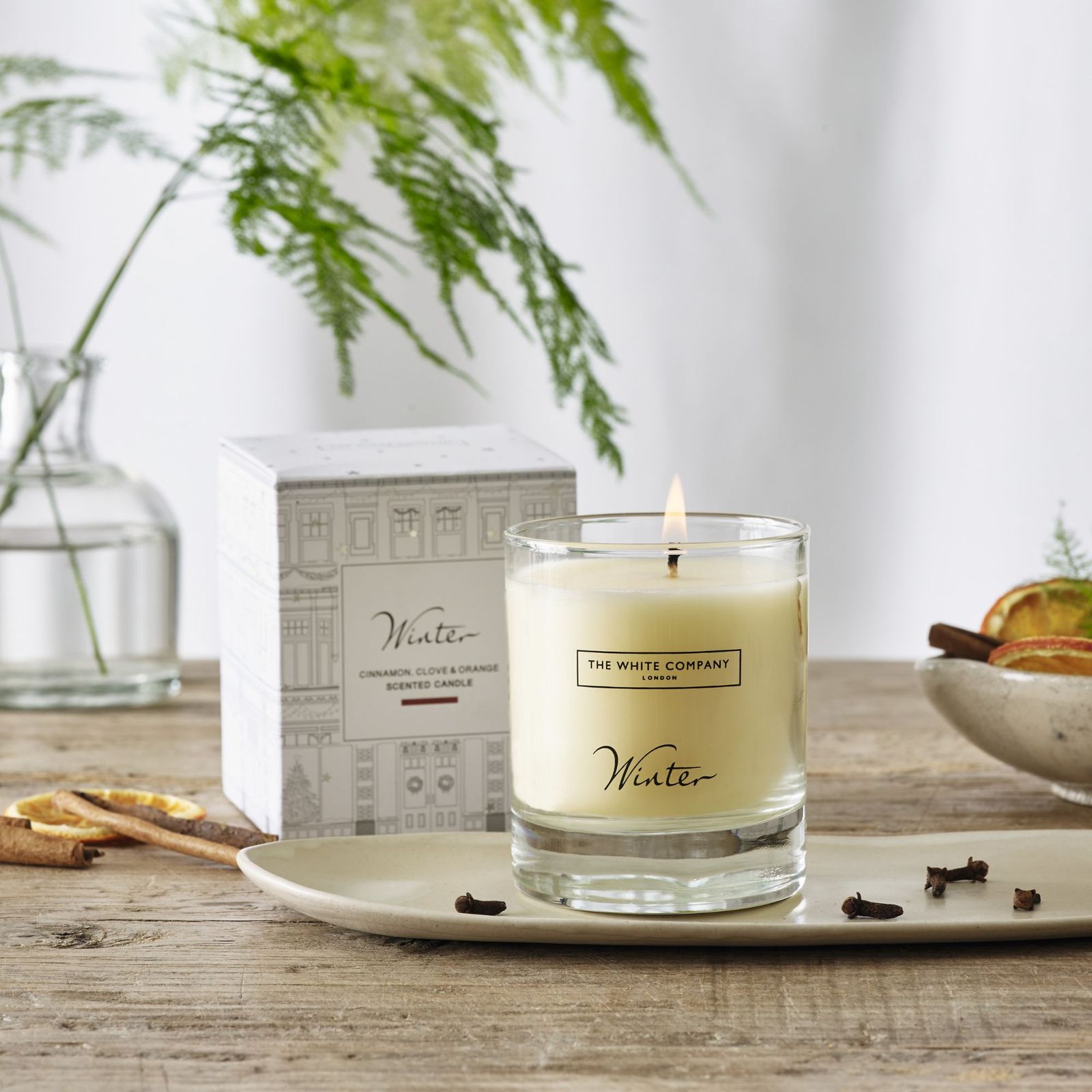 The White Company Winter candle is back for Christmas | Ideal Home