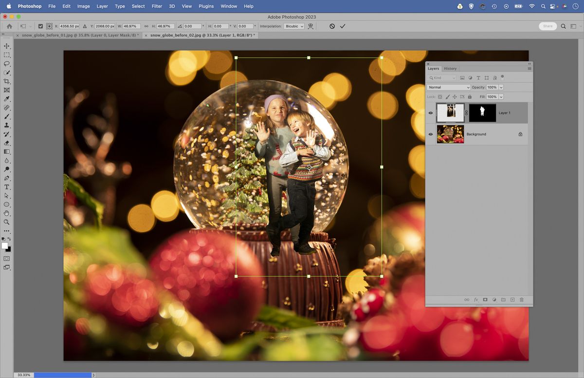 Create a fun snow globe composite in Photoshop this Christmas with ...