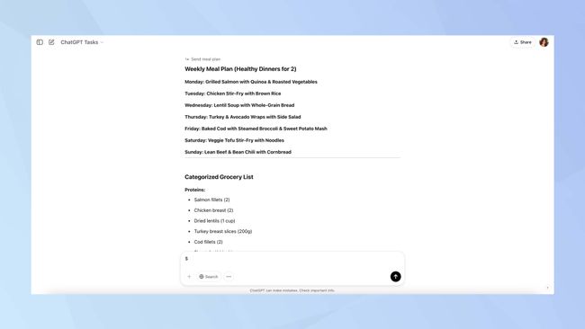 ChatGPT Tasks is a game changer — 5 prompts to try first | Tom's Guide