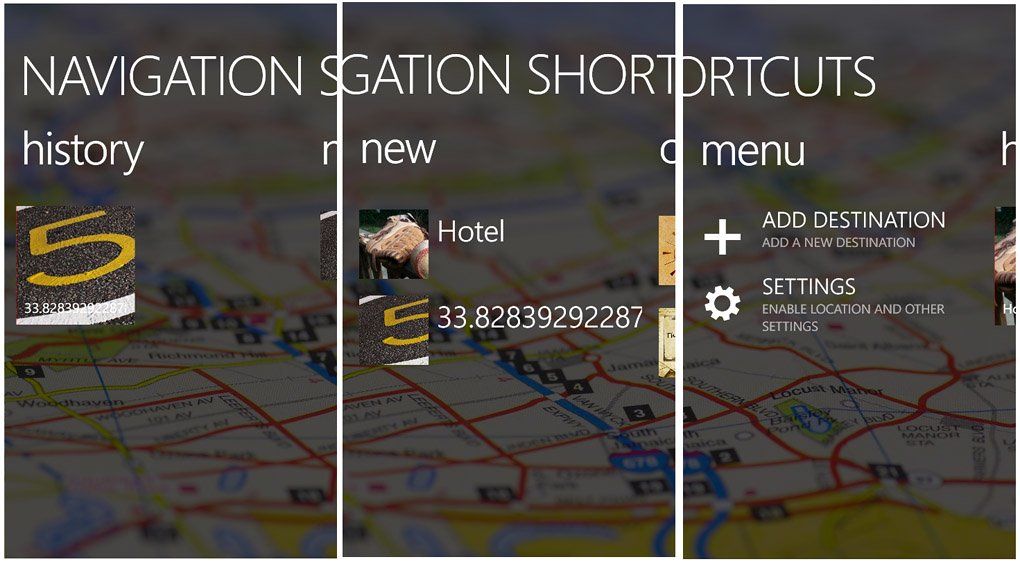 Navigations Shortcuts for Windows Phone 8, helping you stay the course ...