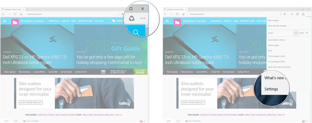 How to customize launch and tab options in Edge for Windows 10 ...