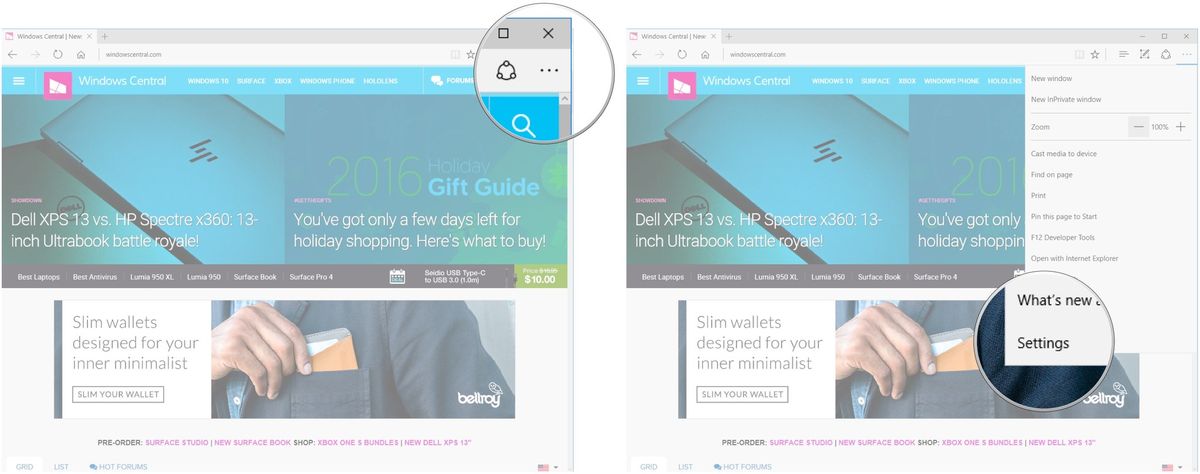 How To Customize Launch And Tab Options In Edge For Windows 10 Windows Central