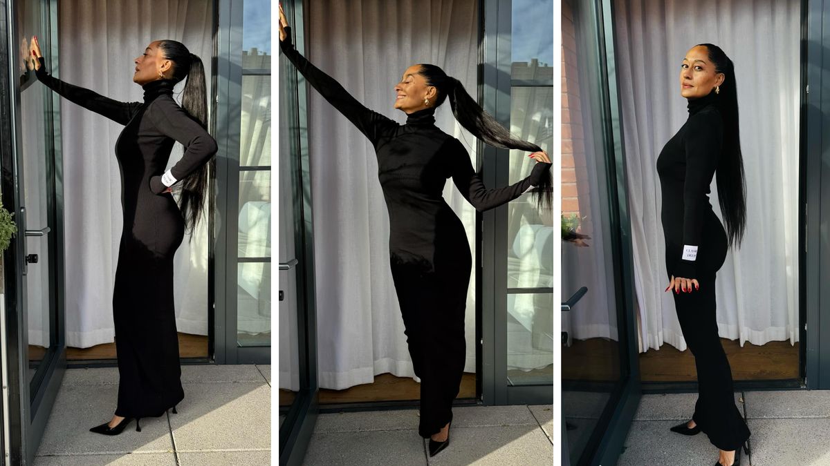 Tracee Ellis Ross' Looked Sleek and Chic for Her Appearance on the Seth ...