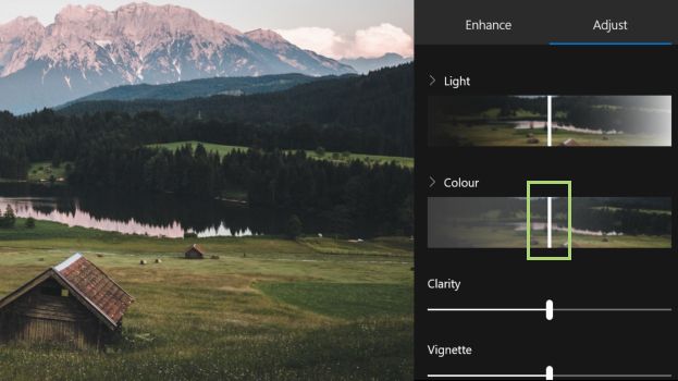 How to change a photo from color to black and white using Microsoft ...