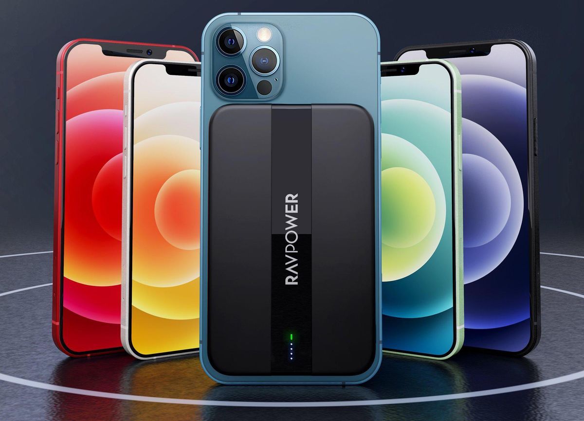 RAVPower Magnetic Wireless Power Bank for MagSafe review: Snap-on fast ...