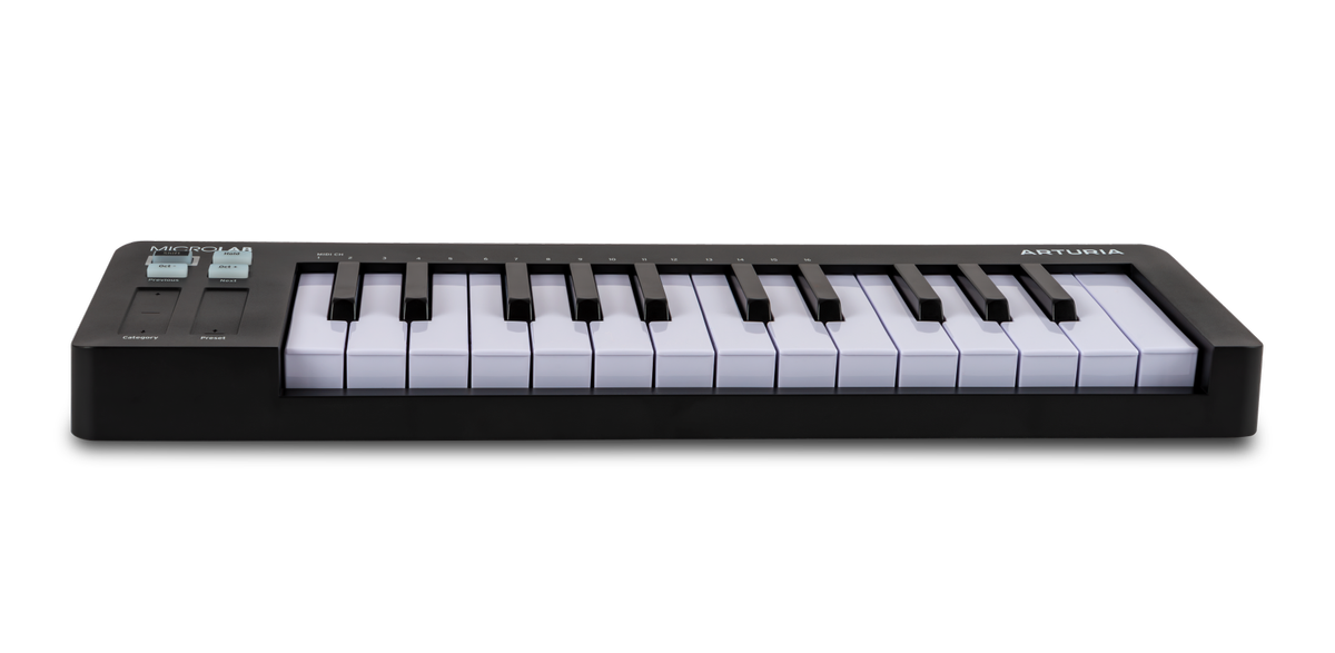 Arturia upgrades its MicroLab MIDI keyboard with new keybed, sustain ...
