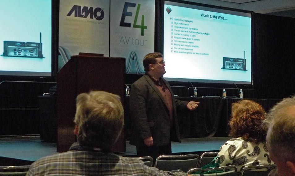 Almo E4 at the ISA Expo Orlando | AVNetwork