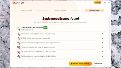 Avast One Essential review | TechRadar