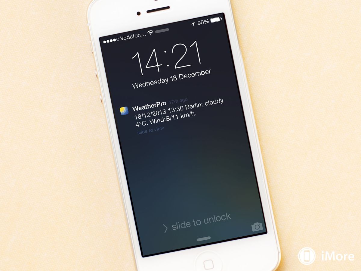 Check WeatherPro from your lockscreen, integrate "personal weather ...