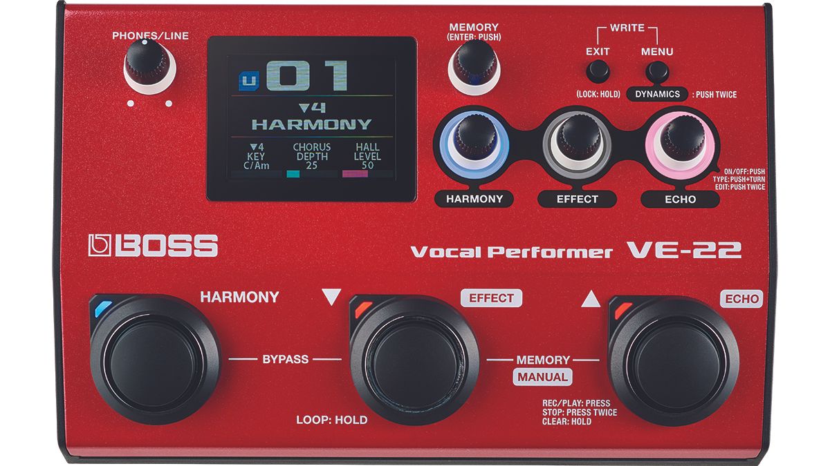 “Does all the basics very well, providing a beautifully clean signal”: Boss VE-22 Vocal ...