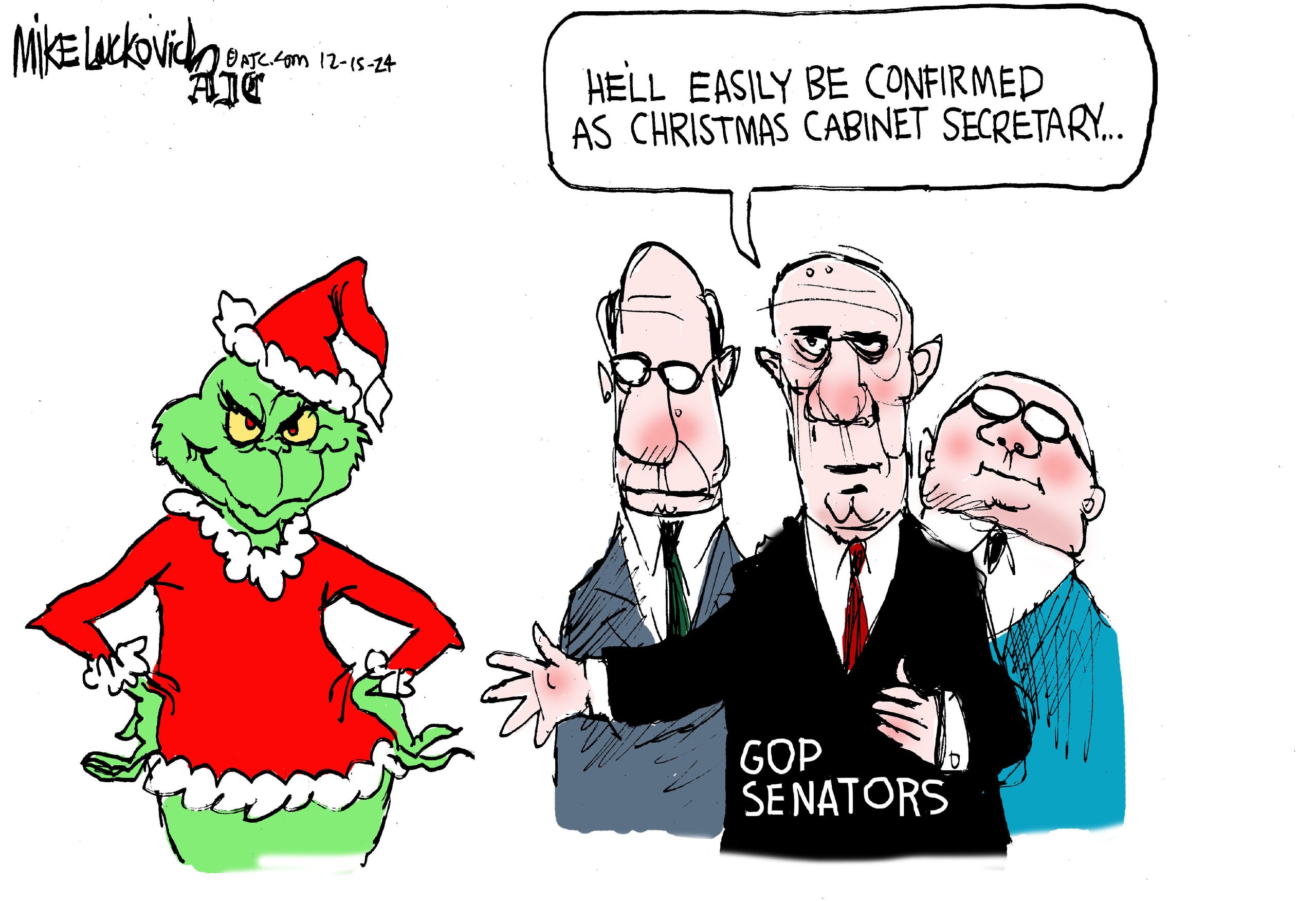 Today's political cartoons - December 15, 2024 | The Week