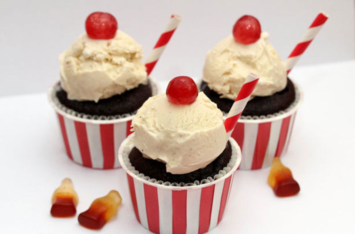 Coke float cupcakes | Dessert Recipes | GoodtoKnow