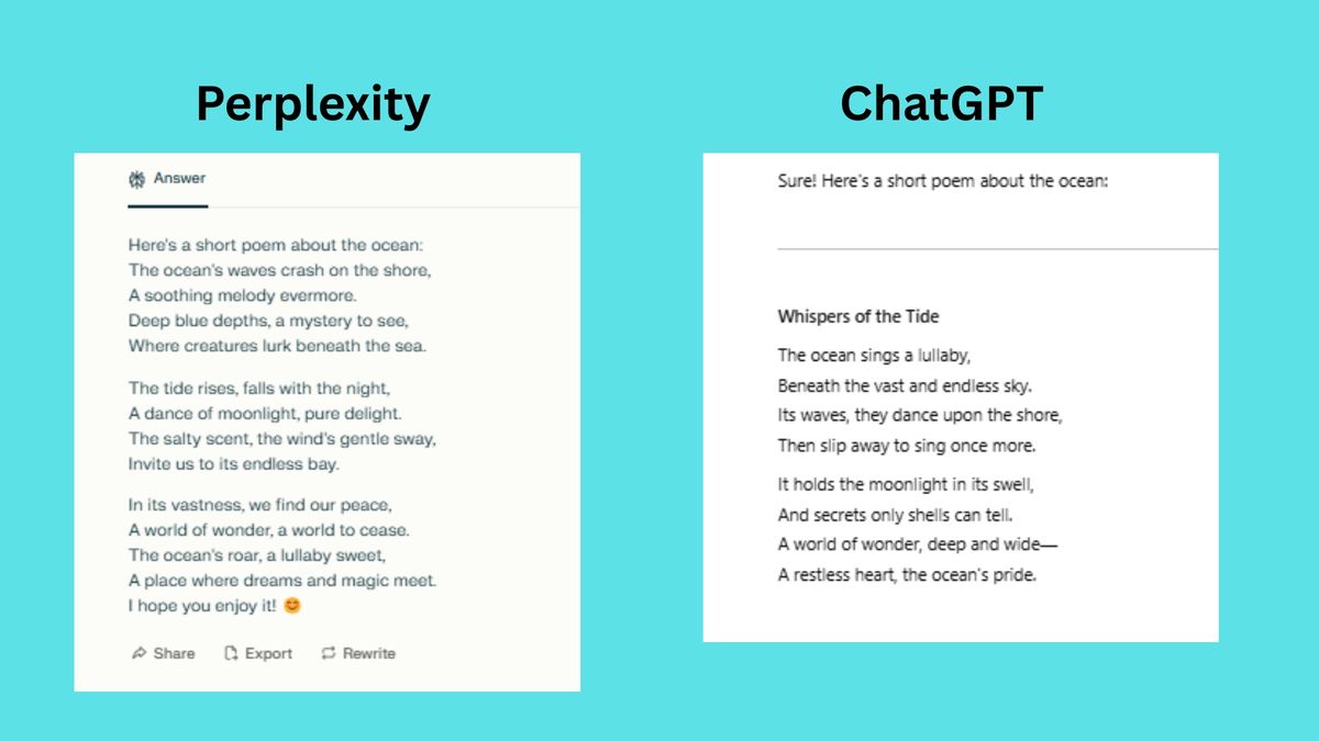 I just tested ChatGPT vs. Perplexity with 7 prompts— and here's how ...