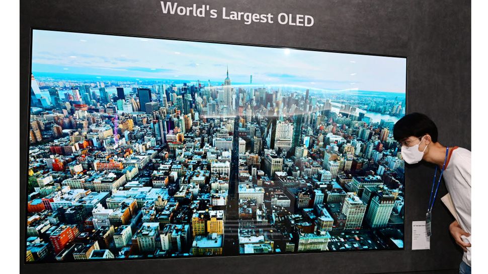 LG unveils OLED 4K TV screen that could solve the problem of weak TV ...