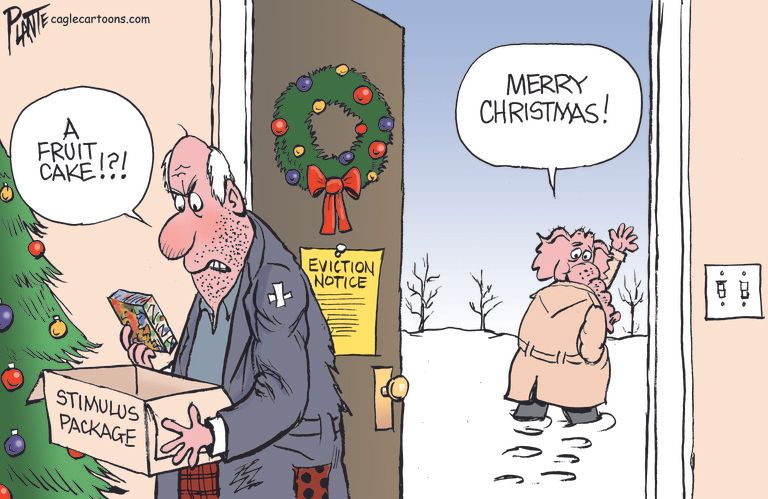 Political Cartoon U.S. Congress COVID stimulus | The Week