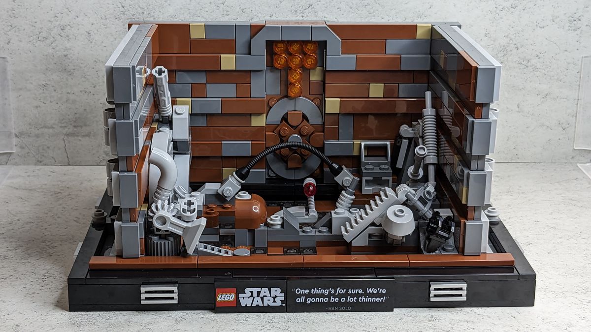 Lego Star Wars Death Star Trash Compactor Diorama review | Space