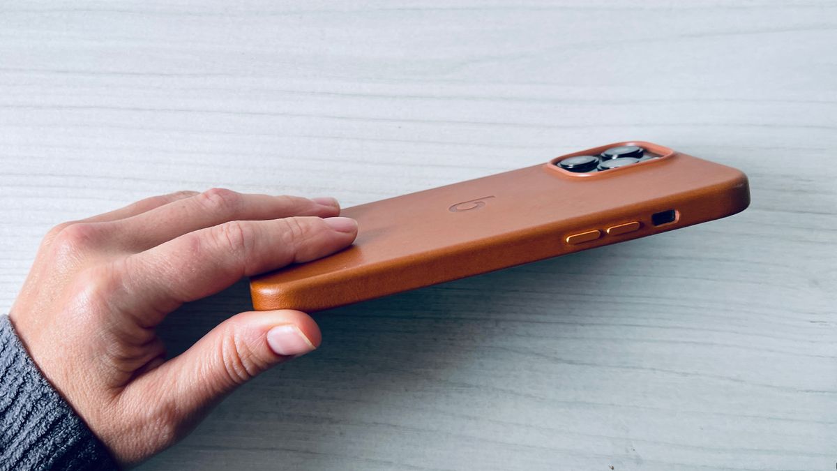 Bluebonnet Full-Grain Leather MagSafe Case review: A love affair with ...