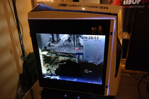 Snowblind Gaming PC Packs Mesmerizing LCD on Side | Tom's Guide
