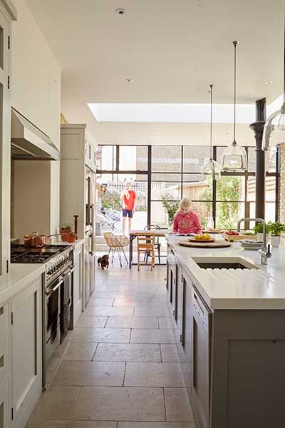 Real home: a bright industrial-style kitchen-diner extension | Real Homes