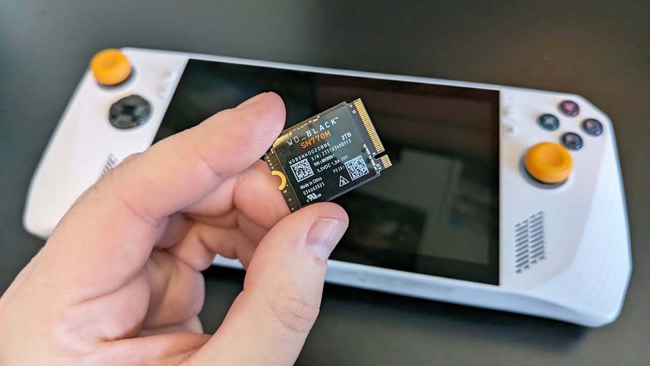 Don't buy a microSD card for your ROG Ally, increase storage with the gaming handheld WD_Black ...