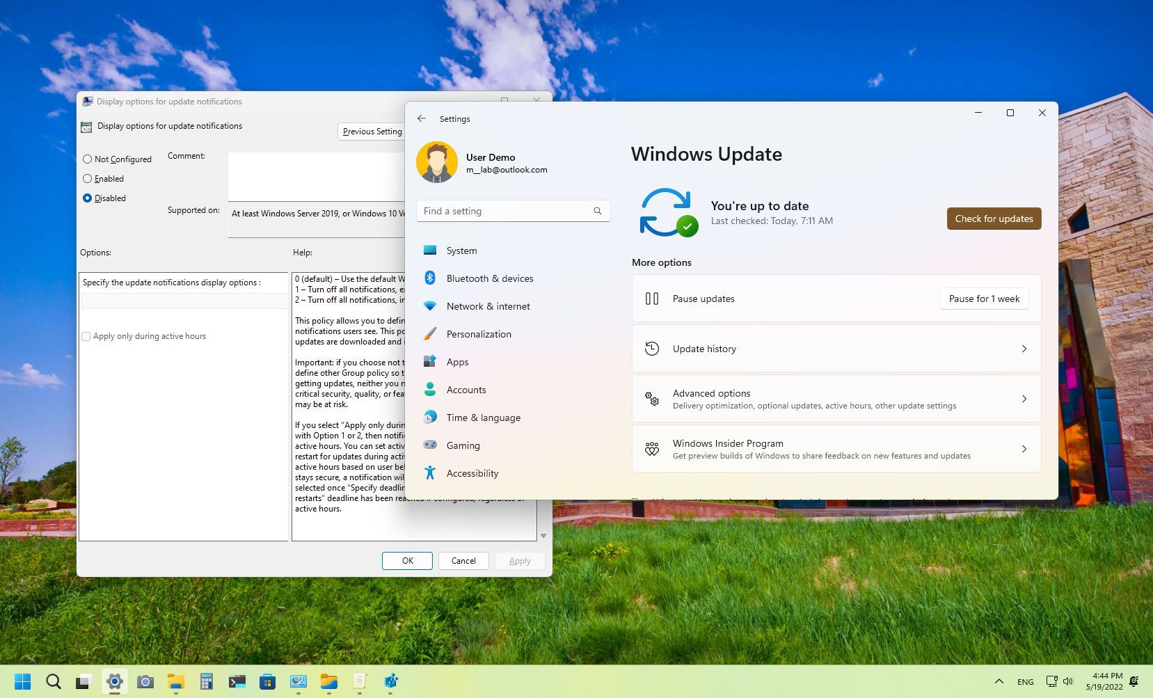 How to disable update notifications on Windows 11 2022 Update | Windows ...
